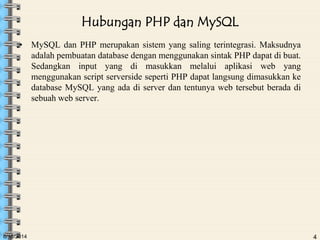 Membuat buku tamu dengan php | PPTX