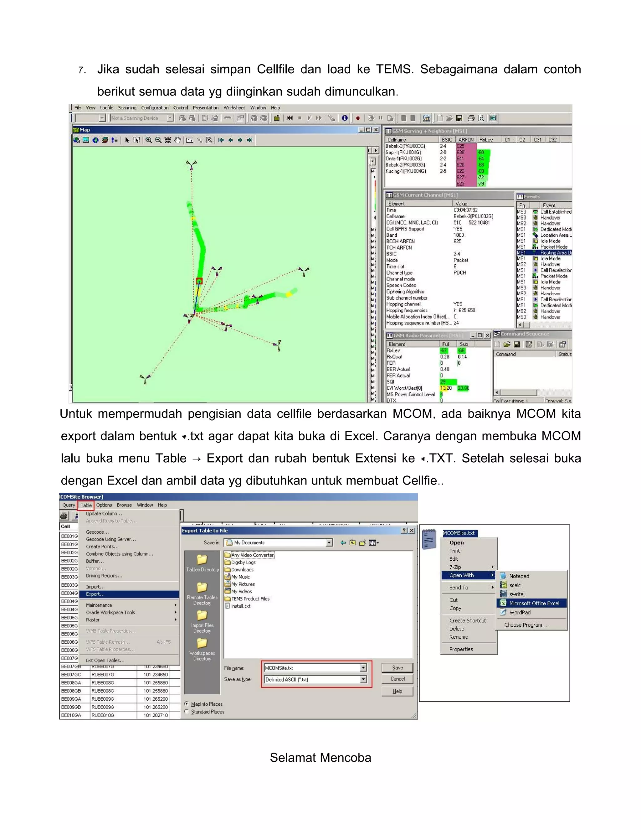 Membuat cellfile | PDF