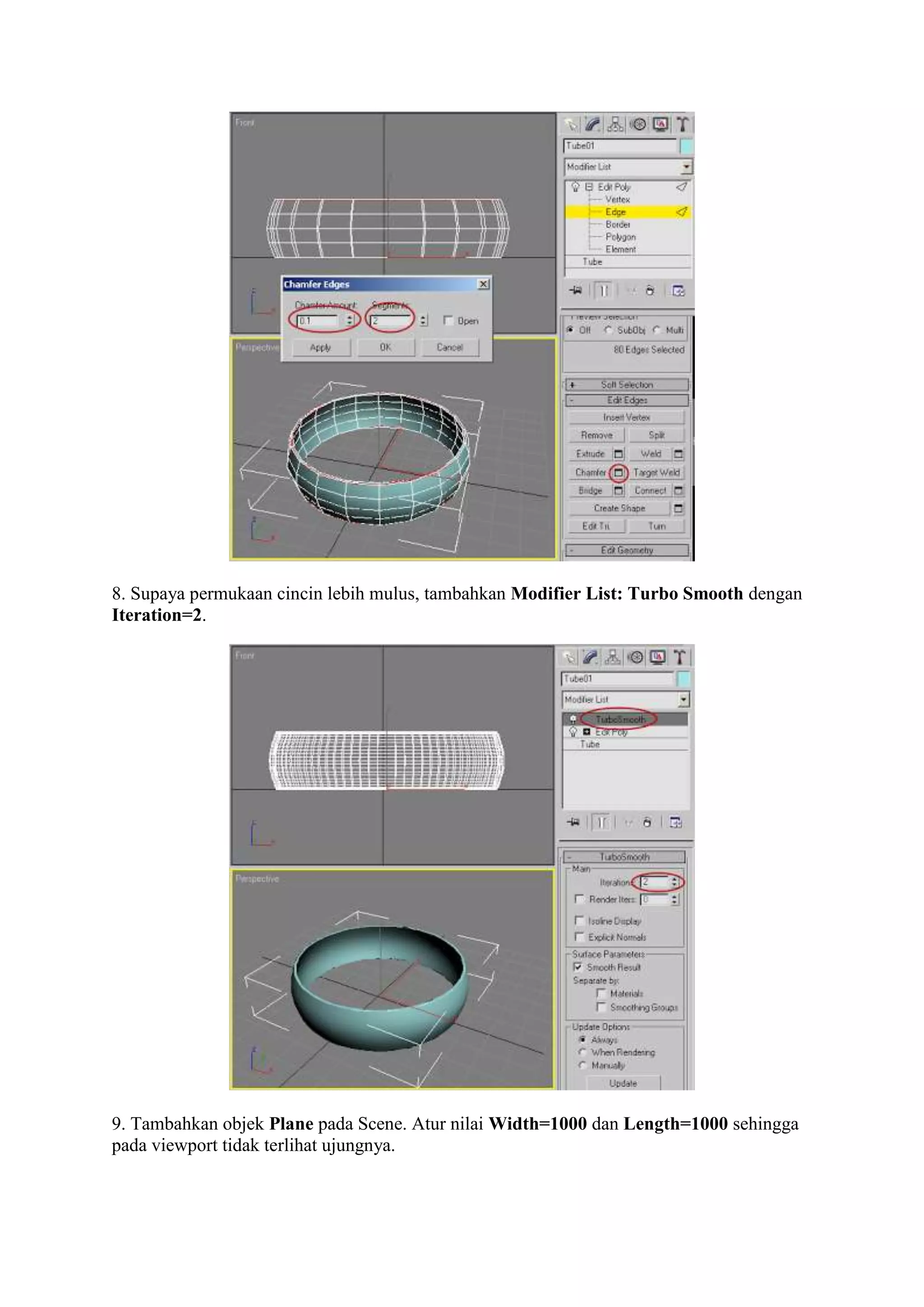 Membuat cincin dengan 3 ds max | DOCX