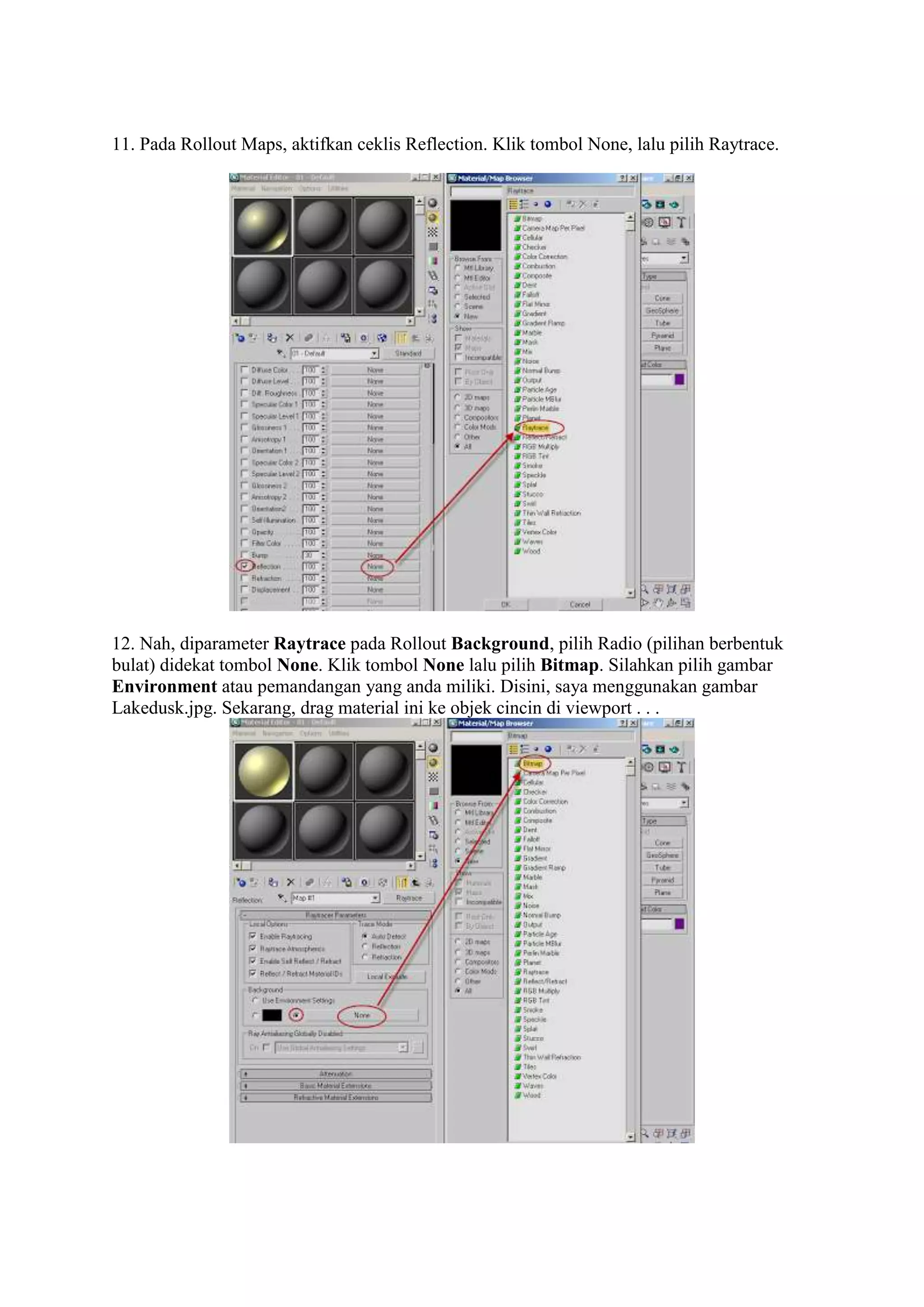 Membuat cincin dengan 3 ds max | DOCX