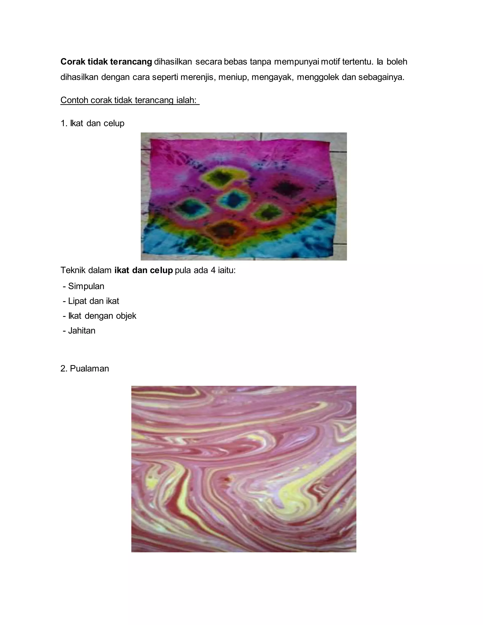 Membuat corak dan rekaan | DOCX