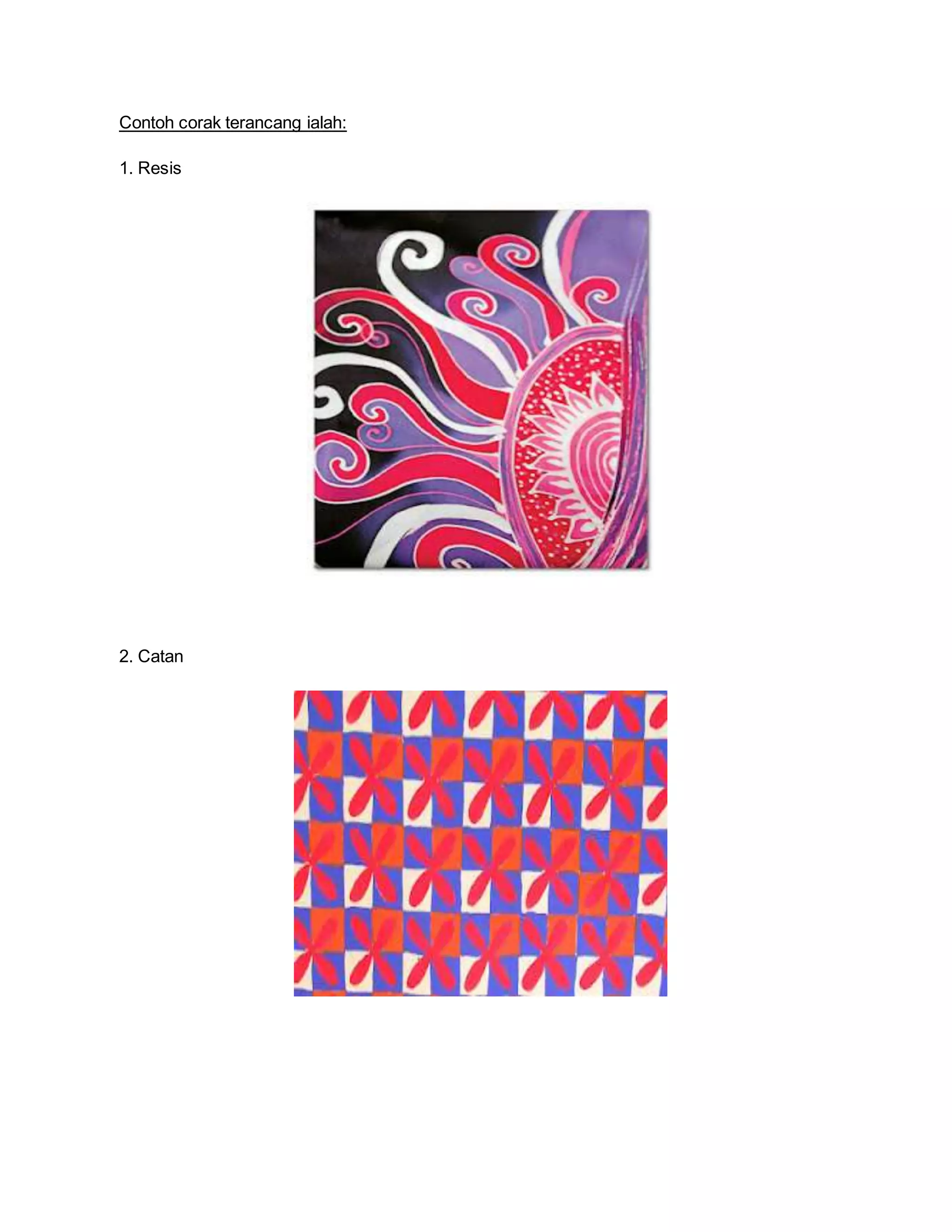 Membuat corak dan rekaan | DOCX