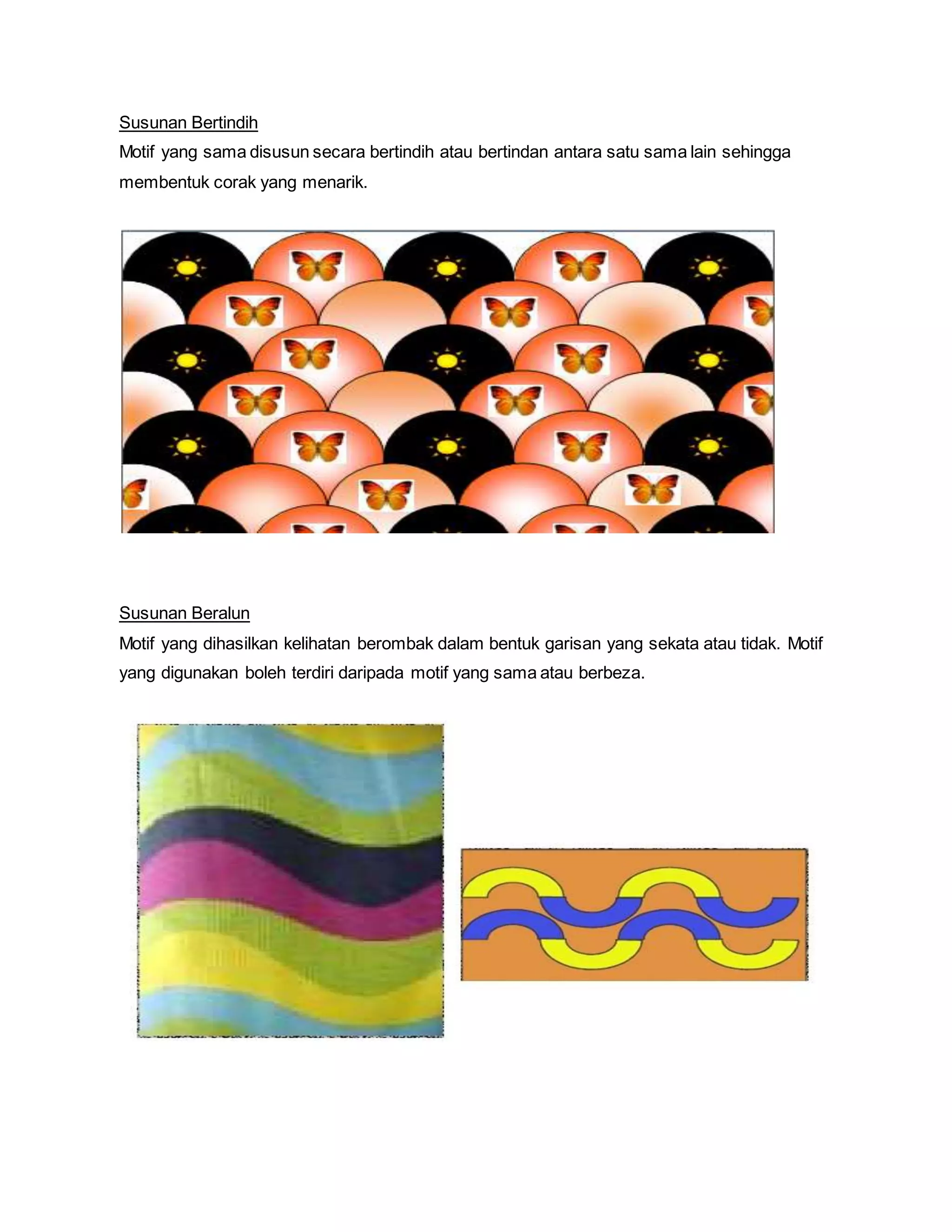 Membuat corak dan rekaan | DOCX