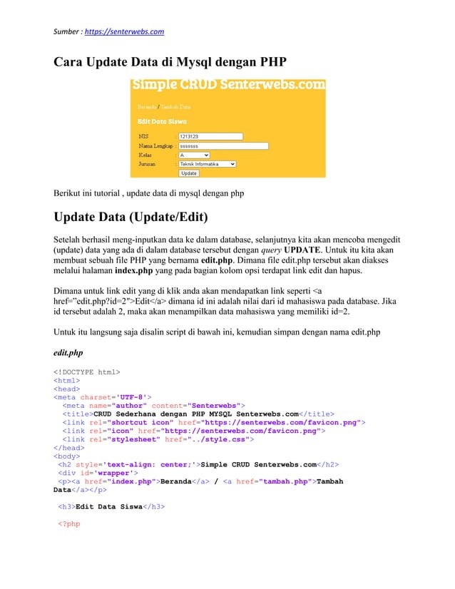 Membuat CRUD data Mahasiswa dengan PHP MYSQLi.pdf