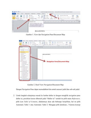 Membuat daftar isi secara otomatis | PDF