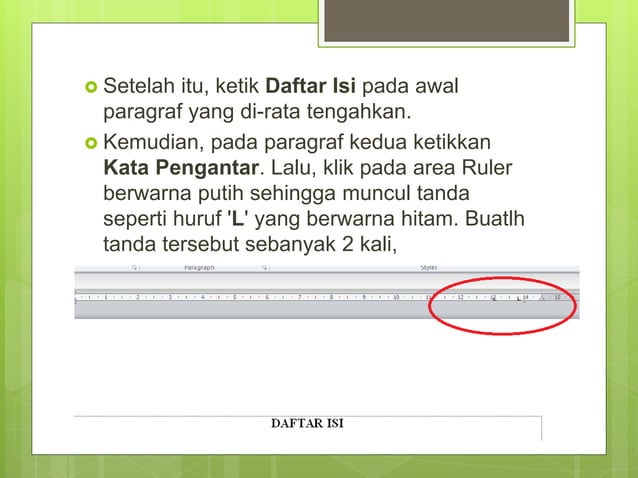 Membuat Daftar Isi Yang Rapi | PPT