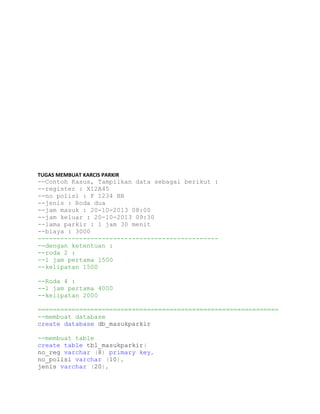Membuat database menggunakan sql management studio | DOC