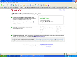 Email dari Yahoo mail | PPT