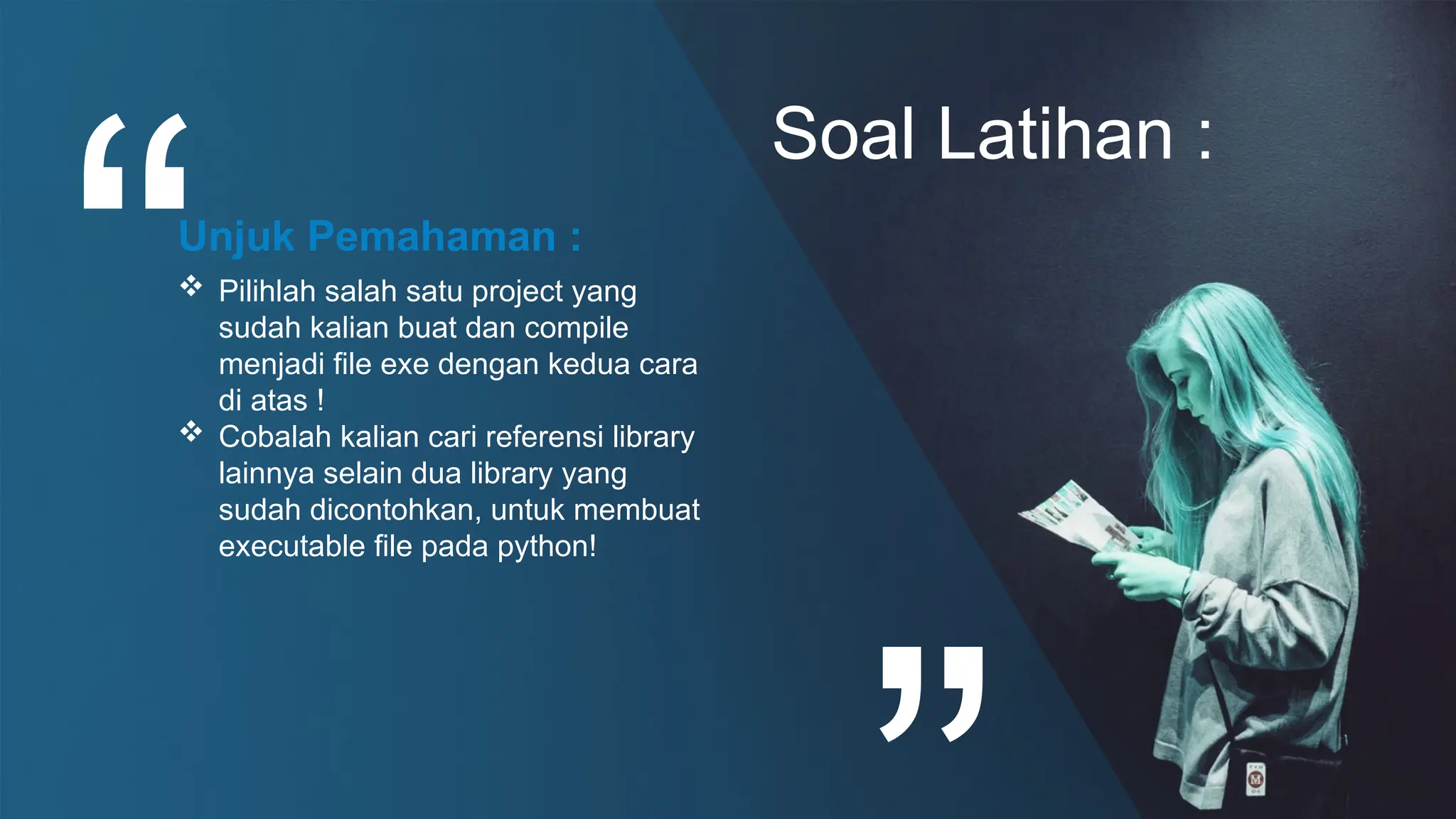 MEMBUAT EXECUTABLE FILE (EXE) WINDOWS PADA PYTHON.pptx