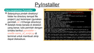 MEMBUAT EXECUTABLE FILE (EXE) WINDOWS PADA PYTHON.pptx