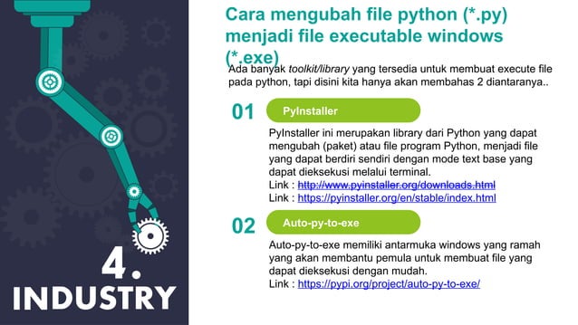 MEMBUAT EXECUTABLE FILE (EXE) WINDOWS PADA PYTHON.pptx