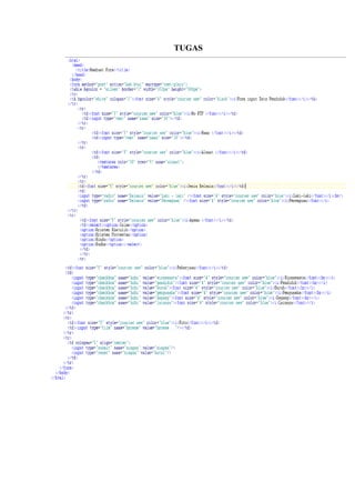 Membuat form dengan html | PDF