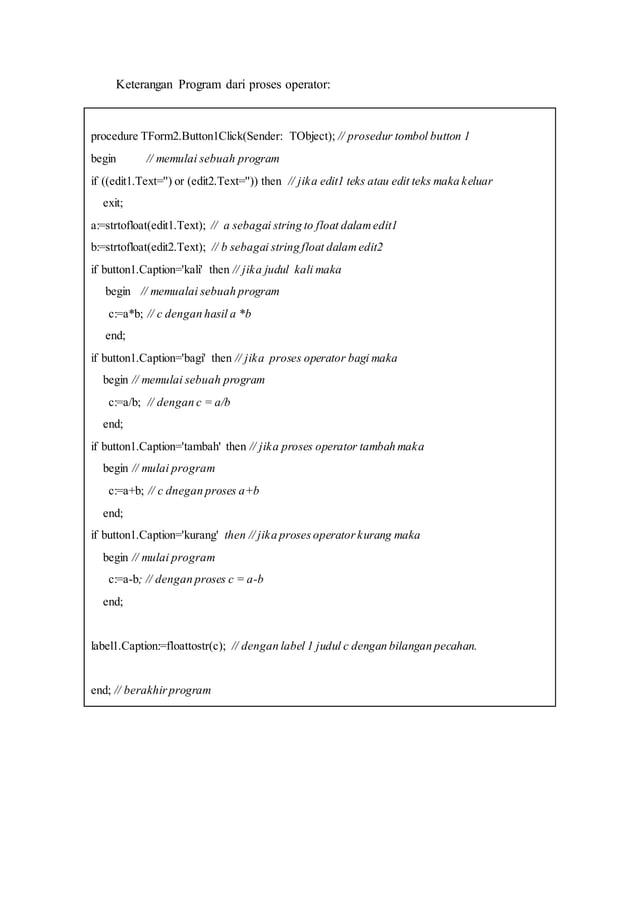 form dengan FormMDI Delphi 7 | PDF