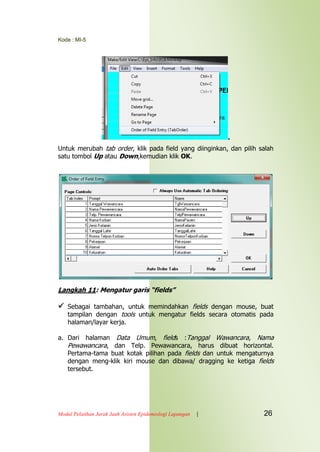 Membuat form input data | PDF