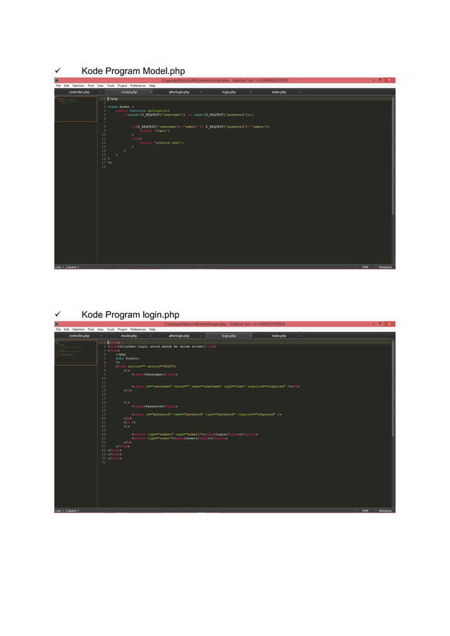 Membuat Form Login Dengan Php Mvc Dan My Sql Pdf Free Download
