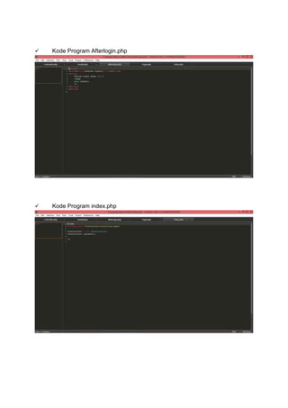 Membuat form login dengan php mvc dan my sql | PDF