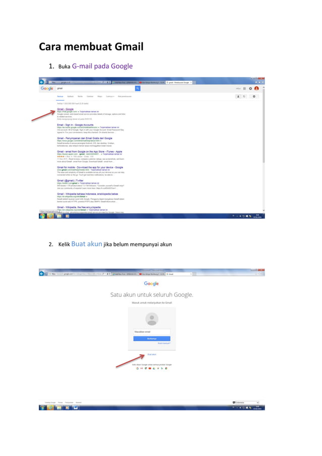 Membuat g-mail | PDF