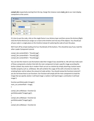 flash : (as2) Membuat gallery foto sederhana | PDF
