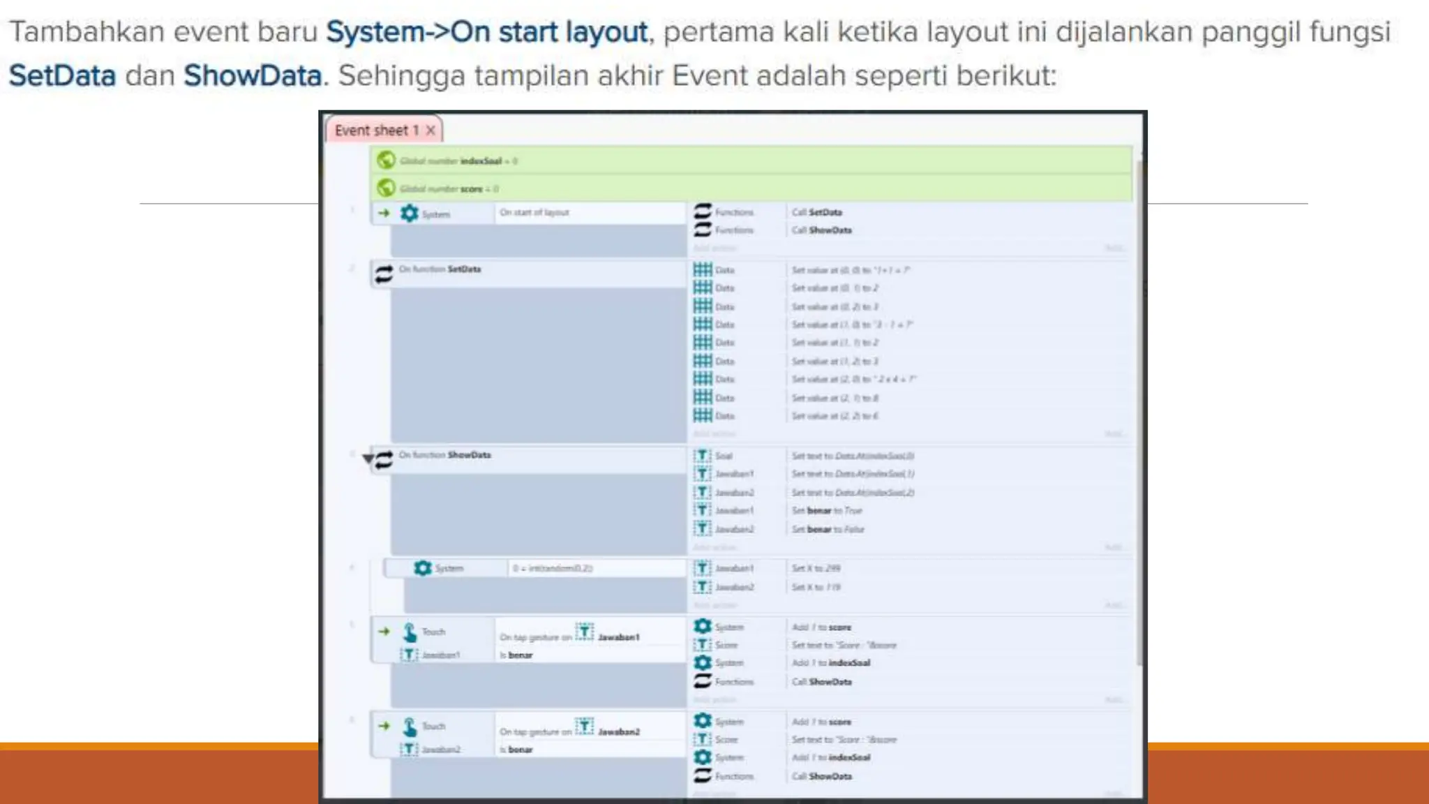 Membuat Game Tebak Angka menggunakan Construct 2 | PPTX