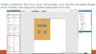 Membuat Game Tebak Angka menggunakan Construct 2 | PPTX