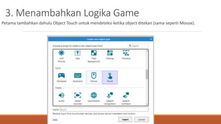 Membuat Game Tebak Angka menggunakan Construct 2 | PPTX