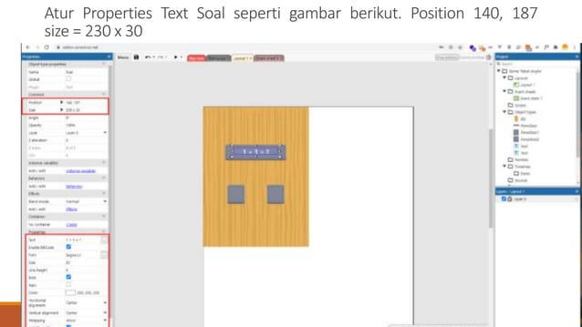 Membuat Game Tebak Angka menggunakan Construct 2 | PPTX