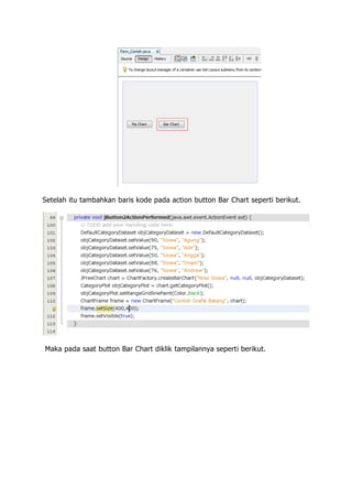 Membuat grafik sederhana pada java dengan JFreeChart | PDF