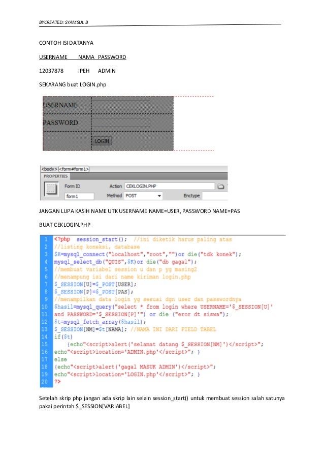 Membuat halaman admin