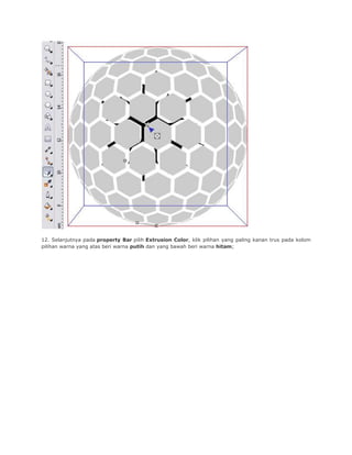 Membuat hexagonal 3D prisma dengan coreldraw | DOCX