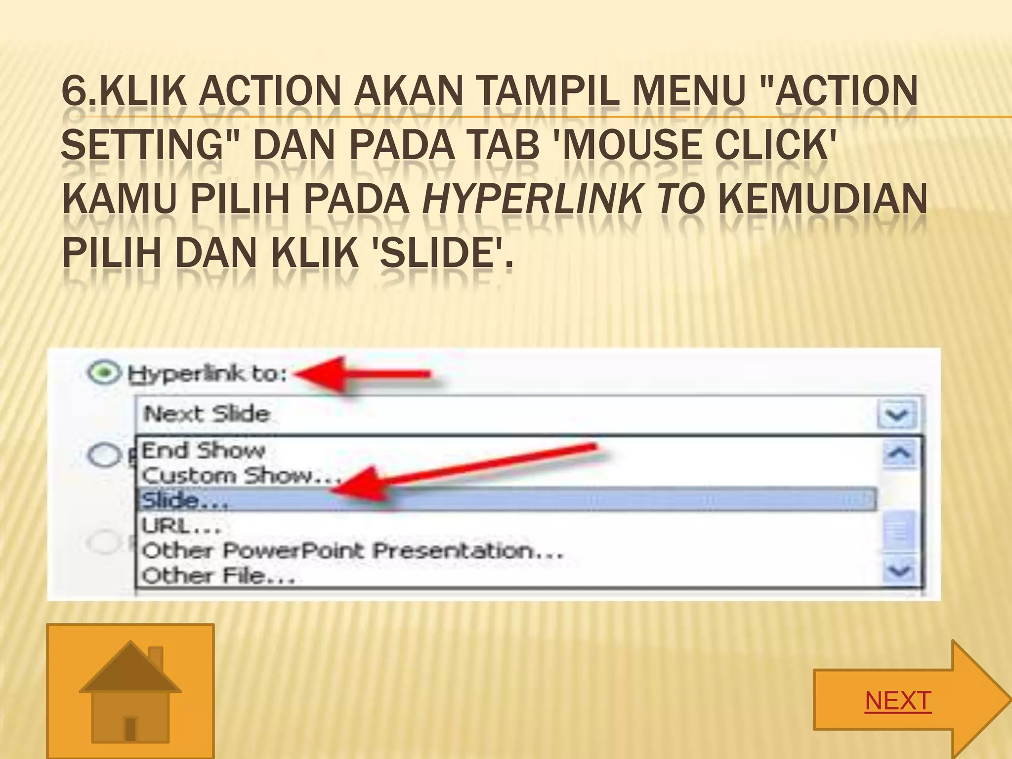 Membuat hyperlink pada powerpoint | PPTX