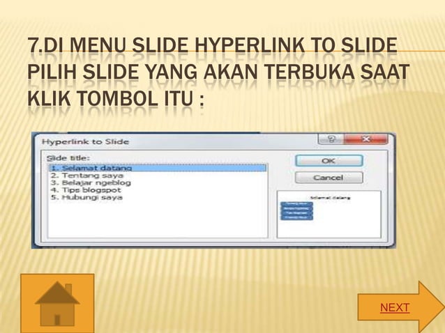 Membuat hyperlink pada powerpoint | PPT