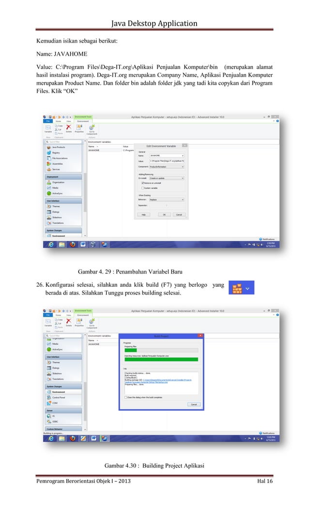 Membuat installer by depandi enda | PDF