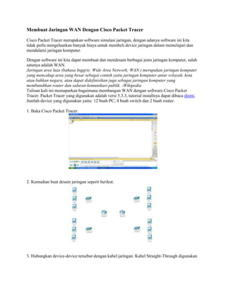 Como usar o cisco packet tracer - sosbutton
