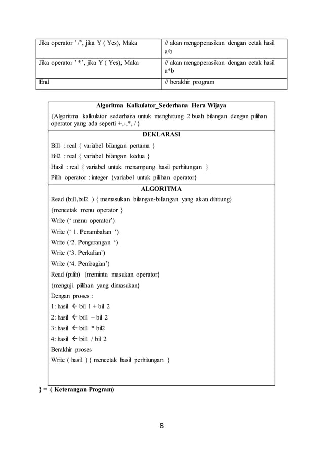 Membuat kalkulator sederhana dengan delphi 7 | DOCX