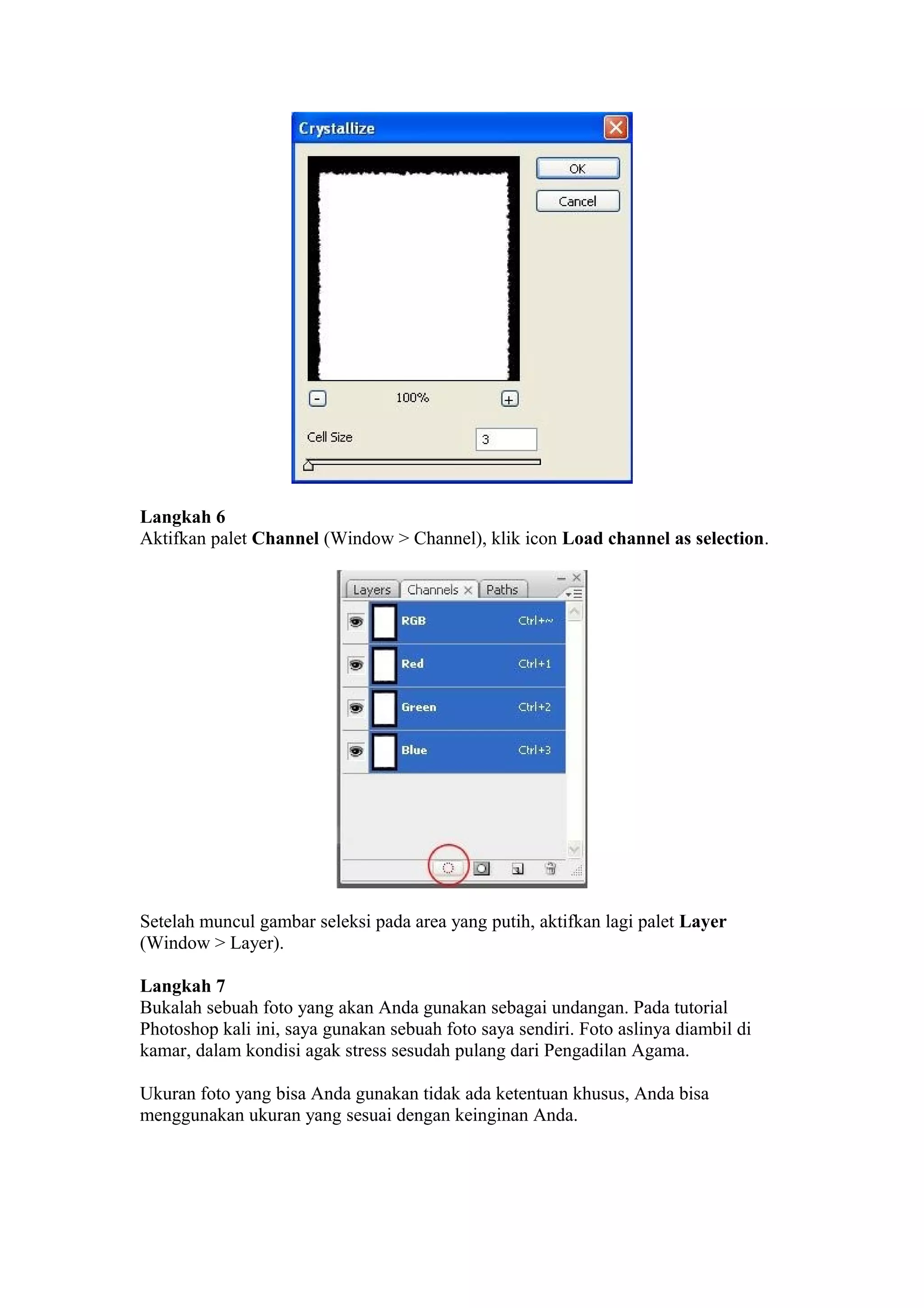 Membuat kartu ucapan | DOC