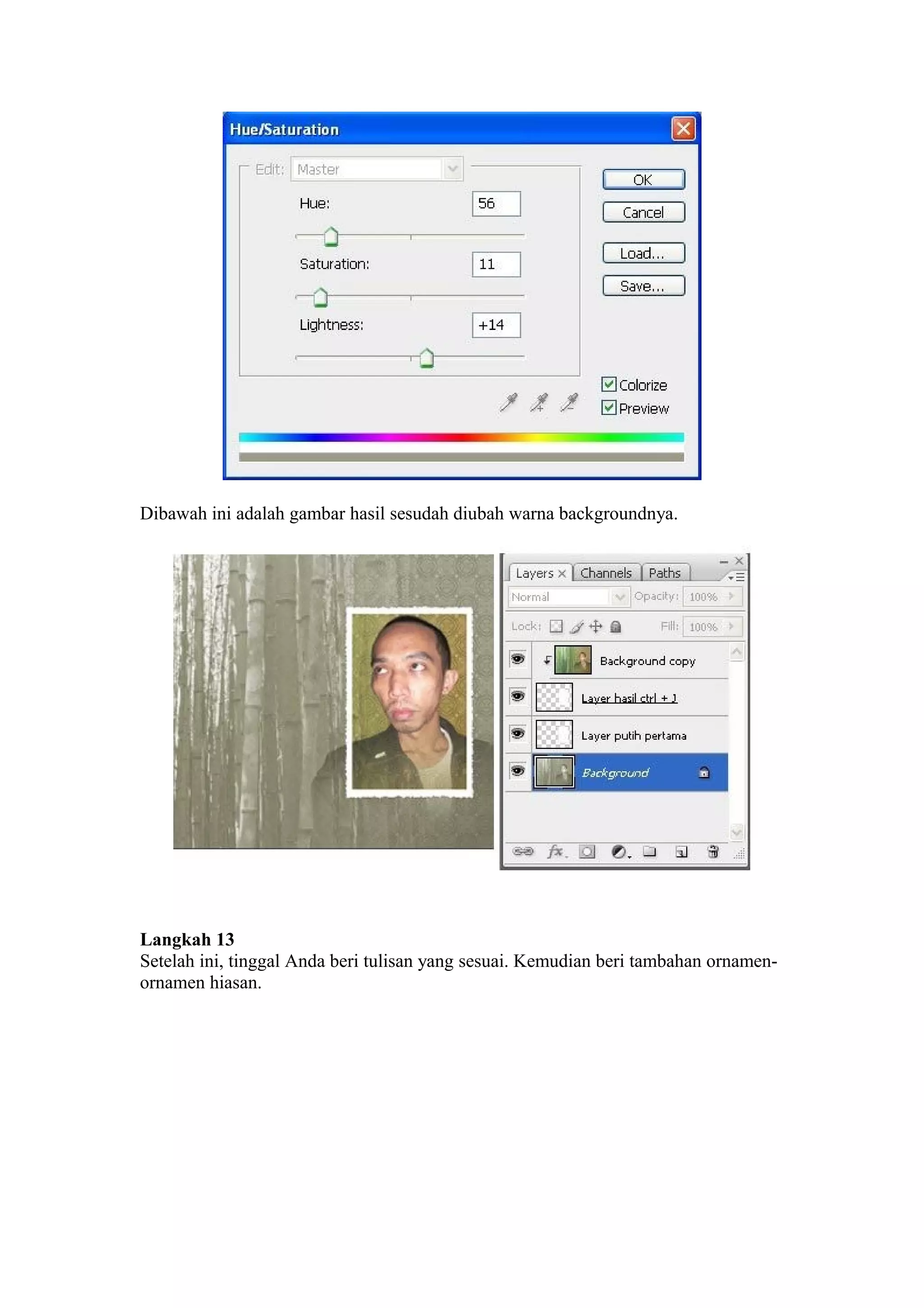 Membuat kartu ucapan | DOC