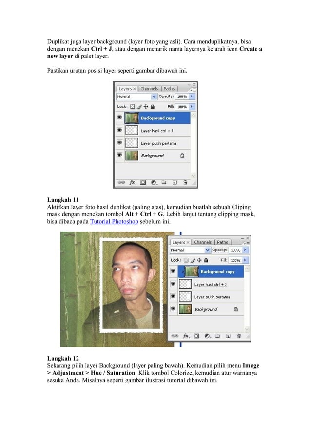 Membuat kartu ucapan | DOC