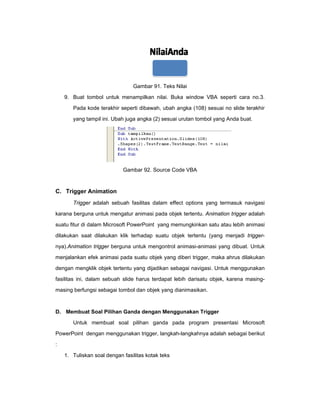 Membuat kuis interaktif sederhana | PDF