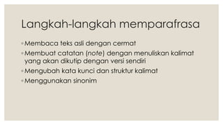 Membuat kutipan, parafrasa dan ringkasan sumber-sumber referensi.pdf