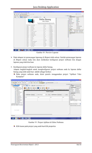 Membuat laporan menggunakan i report 5 by depandi enda | PDF