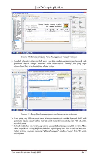 Membuat laporan menggunakan i report 5 by depandi enda | PDF