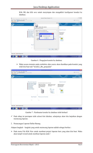 Membuat laporan menggunakan i report 5 by depandi enda | PDF