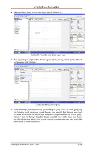 Membuat laporan menggunakan i report 5 by depandi enda | PDF