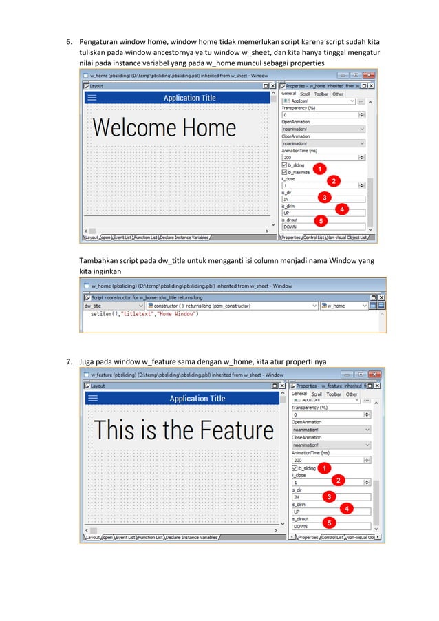 Membuat left side menu hamburger style | PDF
