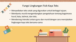 Membuat Lingkungan Fisik Kaya Teks numerasi | PPT