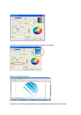 Membuat logo telkom code | DOCX