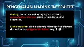 Membuat Mading Interaktif Arduino berbasis sensor sentuh untuk siswa ...