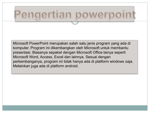 Membuat materi presentasi | PPT