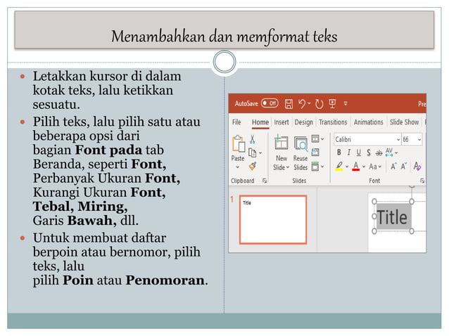 Membuat materi presentasi | PPT