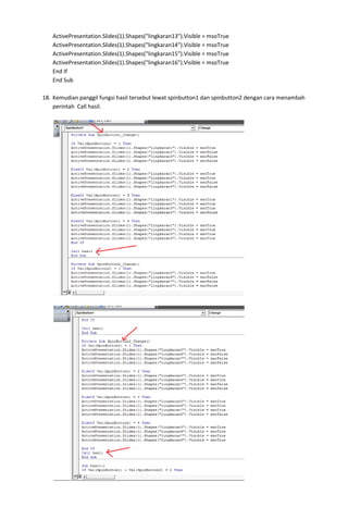 Membuat media belajar dengan vba power point | PDF | Desktop Publishing ...